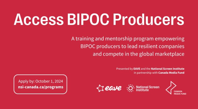 National Screen Institute | Call for applications: Access BIPOC ...